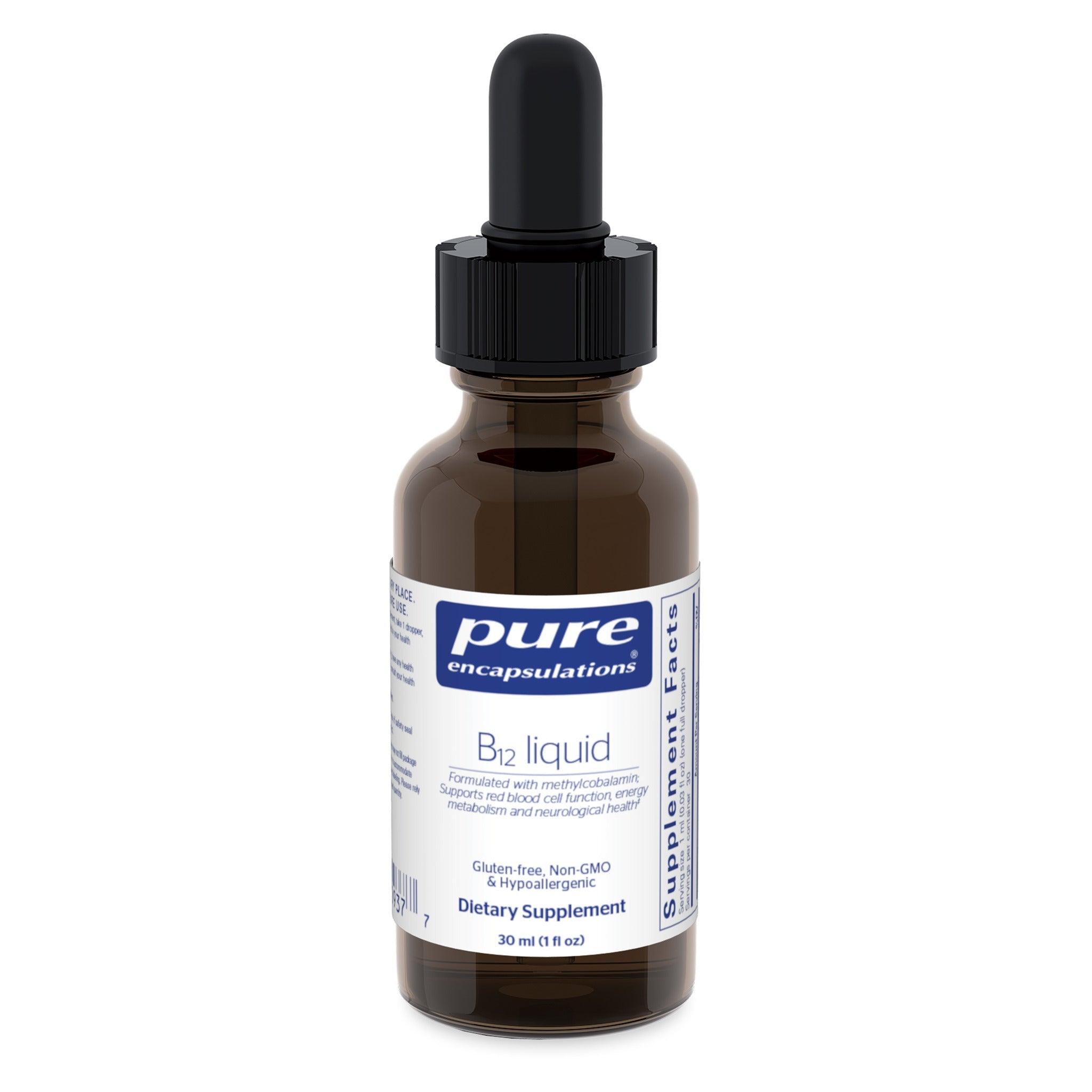 Pure Encapsulations B12 liquid – Hickory Drugs